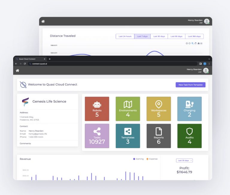 Autonomous Mobile Robotic Cart C2 - Quasi Robotics