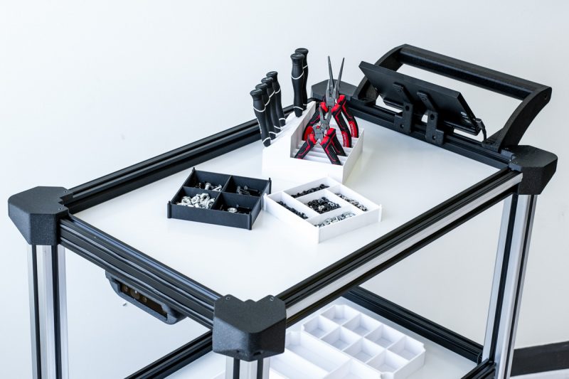 Model C2 - Robotic Cart AMR Robot for Internal Material Transport ...