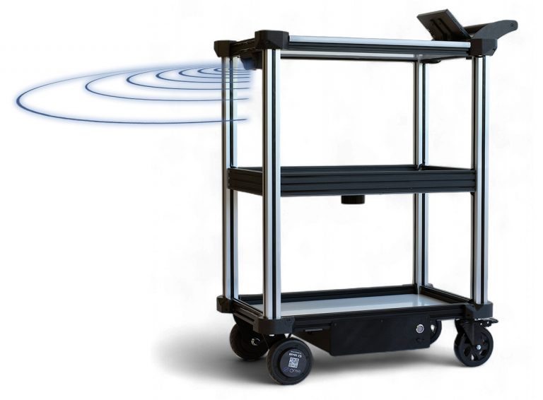 Model C2 - Robotic Cart AMR Robot for Internal Material Transport ...