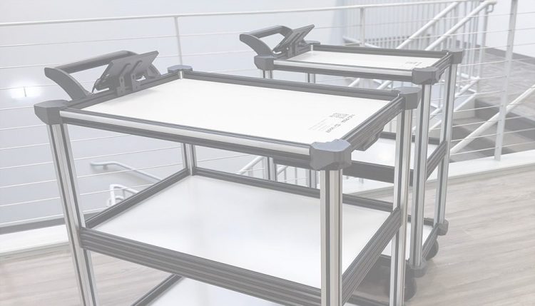 Model C2 Standard - AMR Cart for Autonomous Material Delivery