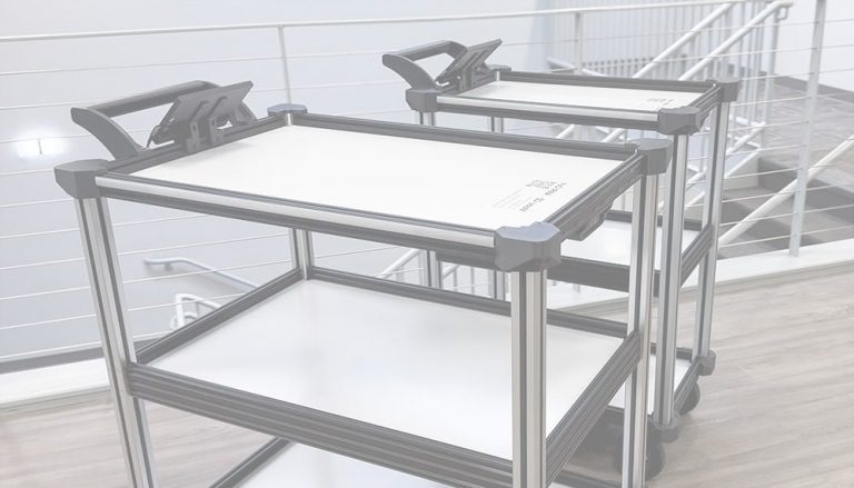 Model C2 Standard - AMR Cart for Autonomous Material Delivery