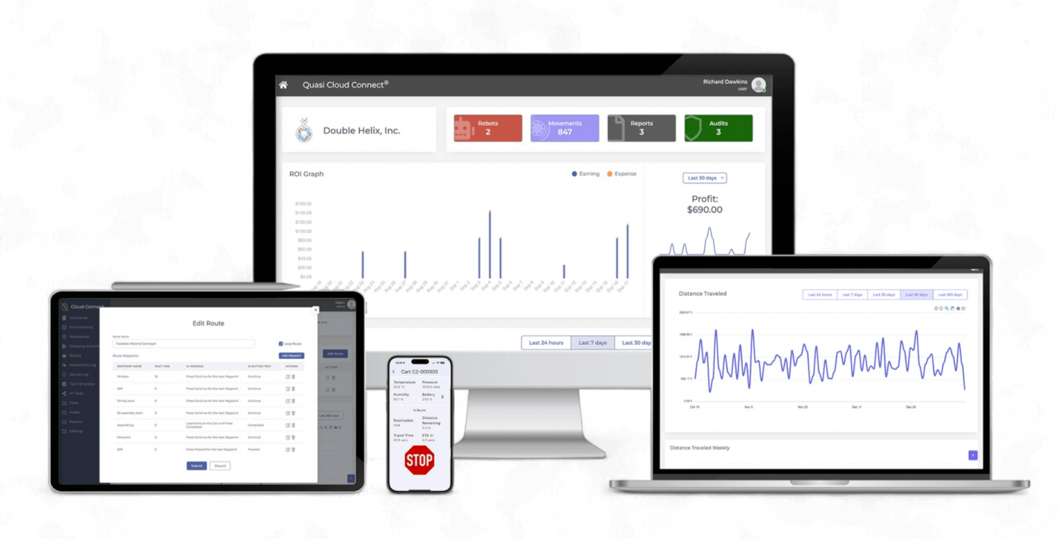 Quasi Robotics | Autonomous Robots for Supply & Material Transport