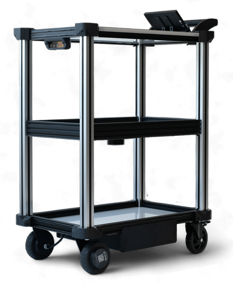 Model C2 - Robotic Cart AMR Robot for Internal Material Transport ...